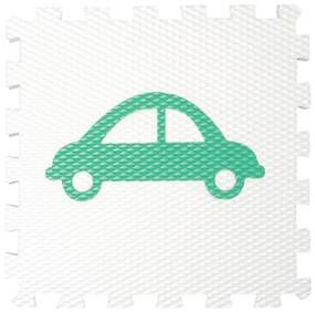 VYLEN Minideckfloor s autem Barevná kombinace: Bílý s šedým autem