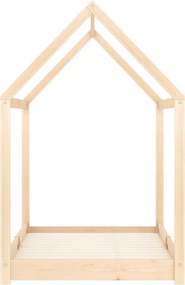 Rám dětské postele masivní borové dřevo 90 x 200 cm 283348