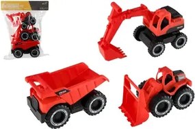 TEDDIES Stavební auta 3 ks / Na volný chod / Plast / 15-19 cm / od 3 l