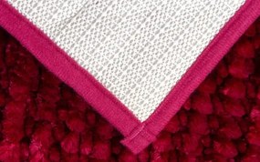 BO-MA, Koupelnová předložka Ella micro červená, 50x80, červená, koupelna