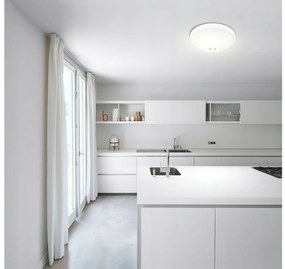 ECOLIGHT LED stropní svítidlo 2xE27 s pohybovým senzorem - sklo