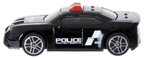 KIK KX5586_1 Kovové auto policie černá 7cm