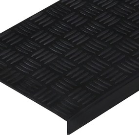 Nášlapy na schody 10 ks 25 x 75 cm guma 155635