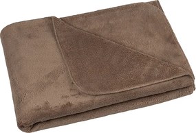 Bellatex Přikrývka Korall micro Hnědá 75x100 cm