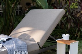 Doppler Melia LIKA-TEX® mocca - luxusní zahradní lehátko - Rozbalené zboží (N622)
