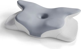 Juskys Anatomický polštář z paměťové pěny Barva: bílá / šedá, Velikost sady: 1 ks