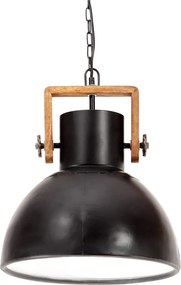 Industriální závěsné svítidlo 25 W černé kulaté 40 cm E27 320535