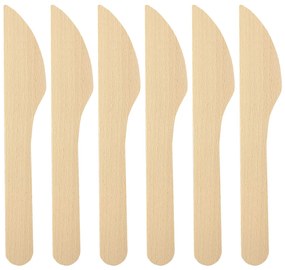 AMADEA Sada dřevěných nožů 5 + 1 zdarma, délka 21 cm