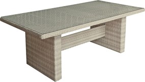 XXXLutz ZAHRADNÍ STŮL, kov, plast, sklo, 200/100/75 cm Gardenson - Online Only zahradní nábytek - 002836043701