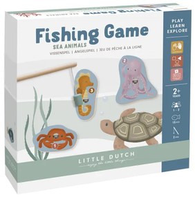Little Dutch Rybářská hra dřevěná s magnety