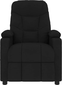 Masážní křeslo černé textil 339094