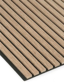 Dřevěný akustický panel, 2400 x 600 mm, B2BP004, balení 5 ks, dub