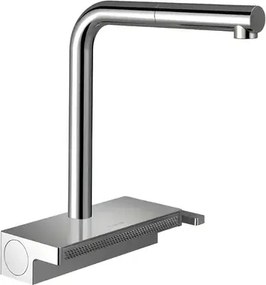 Hansgrohe Aquno Select chrom / Dřezová baterie / výsuvná koncovka / Sa