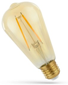 Toolight - LED žárovka E-27 230V 5W 500lm Edison 14077, teplé světlo, OSW-05702