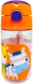 Plastová láhev na pití Fisher-Price se žirafou a zebrou - 350 ml