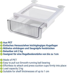 Plastový organizér do lednice 27x24 cm Kira – Wenko