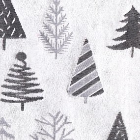 SCANquilt prostírání MOTIV stromky bílošedá prostírání cca 30 x 45 cm