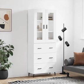 Skříň highboard bílá 69,5 x 34 x 180 cm kompozitní dřevo 3198417