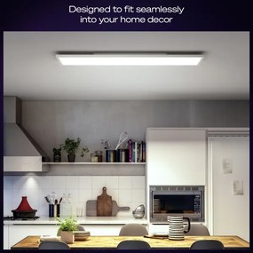 Philips - LED Stmív. stropní svítidlo Hue AURELLE LED/39W/230V 120x30 cm bílá
