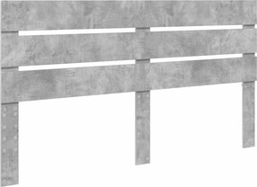Rám postele s čelo Betonově šedá 180 x 200 cm Kompozitní dřevo 3411946