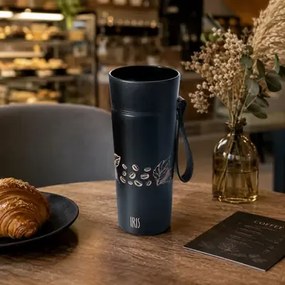 Iris Barcelona Termohrnek 360 ml černá / Termohrnek / 360° uzávěr s vý