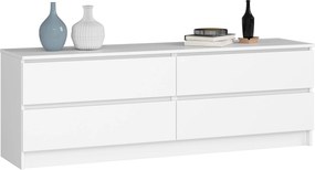 Komoda K160 4SZ bílá
