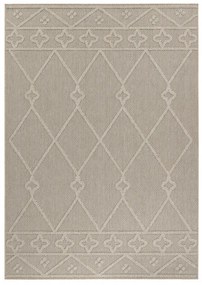 Ayyildiz, Kusový koberec Patara 4955 Beige – na ven i na doma, 140x200, béžová, chodba / předsíň