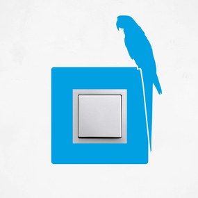 Samolepka na vypínač - Papoušek - PopyDesign