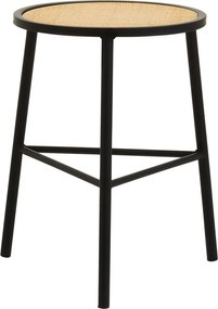 Černá/v přírodní barvě ratanová stolička Depok – Premier Housewares