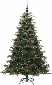 Umělý vánoční stromeček Zelená 180 cm PVC, kov a plast 3395551