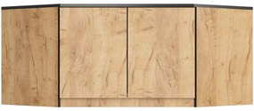 Nástavec na rohovou šatní skříň CLP 100 cm dub craft