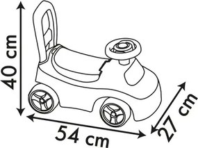 Smoby Odrážedlo Auto Minnie / od 10 měsíců