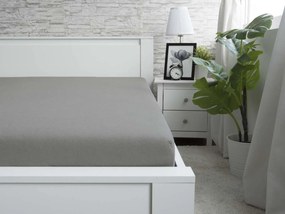 XPOSE® Jersey prostěradlo Exclusive - tmavě šedé 180x200 cm