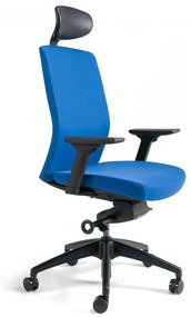 Office Pro Kancelářská ergonomická židle BESTUHL J2 SP — více barev, s podhlavníkem Modrá 214