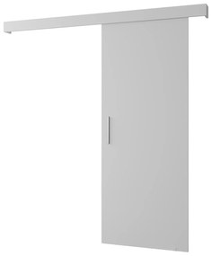 Posuvné dveře 90 cm Sharlene I (bílá matná + bílá + stříbrná). 1043577
