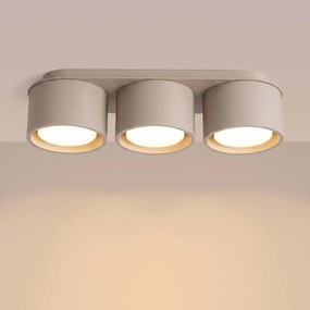 Sollux Lighting Stropní svítidlo MODO 3 šedobéžové GX53