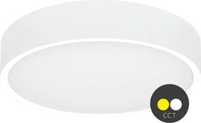 Ecolite CCT Bílé LED stropní svítidlo kulaté 25W WMAT350-25W/BI
