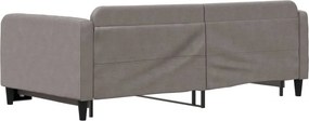 Válenda s přistýlkou taupe 100 x 200 cm textil 3196824