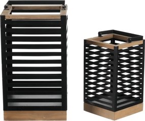 Set dvou luceren černý JS464 (2 ks)