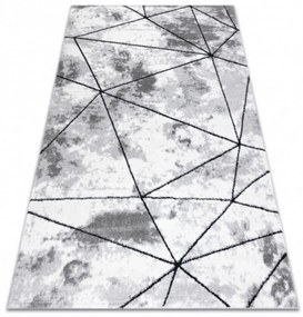 Kusový koberec Polygons šedý 140x190cm