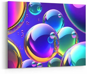 Obraz atraktivní barevné bubliny