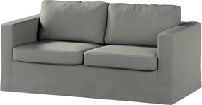Potah na pohovku IKEA  Karlstad 2-místná , nerozkládací, dlouhý barva šedá látka pletený vzor