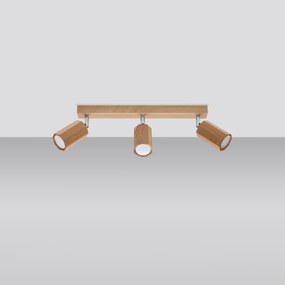 Sollux Lighting Stropní svítidlo ZEKE 3 dub