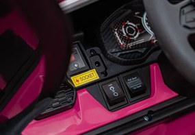 Elektrické autíčko Lamborghini Revuelto XL STRONG růžové