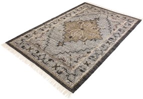 Designový koberec Pahana 230 x 160 cm šedý vícebarevný - vlna
