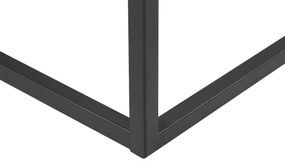 Konferenční stolek s mramorovým efektem béžový/černý DELANO Beliani