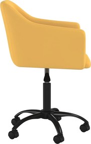 vidaXL Otočné jídelní židle 2 ks samet [331221] Barva: Hnědá