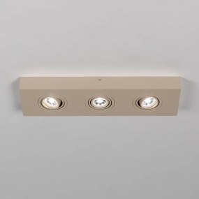 Stropní LED svítidlo Spot Quality Quadra 3 Taupe