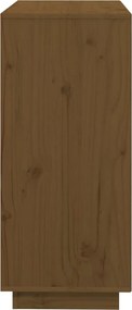 vidaXL Příborník 74 x 35 x 80 cm masivní borové dřevo [814352] Barva: Šedá