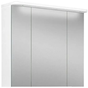 Riva Zrcadlová skříňka s LED osvětlením, 72,2 × 81 × 14 cm
